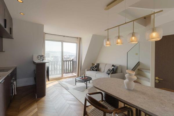 High-end 2 Bedroom Duplex With Parking Place Morny - Deauville
