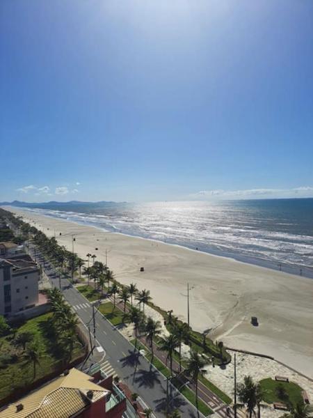 Apartamento Frente Para O Mar 6 Pessoas Com Estacionamento - Praia Grande