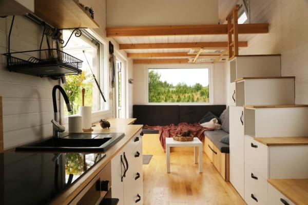 Lakefront Tiny House With Wifi, Ac, Heating, All-year Accessible - Polen