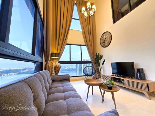 Loft Suite Seaview 2br Jb Ciq 8pax - Johor Bahru