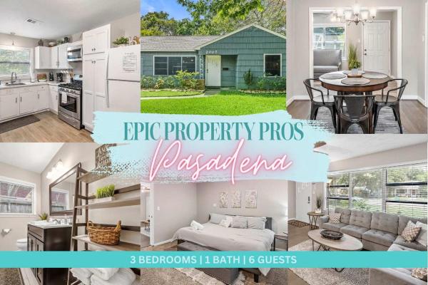 3 Bedroom Home The Neighborhood Spot Desks In 2 Rooms High Speed Internet Wifi Kick Back & Relax Close To Houston Hobby Airport 5 Star Superhost - Pasadena, TX