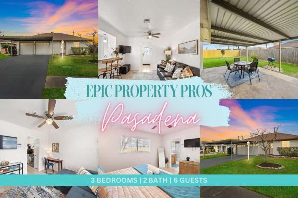 Covered Back Patio Covered Parking Game Room Wifi Smart Tv's Every Room Washer & Dryer - Pasadena, TX