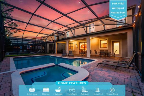 Heated Pool Villa & Free Waterpark Near Disney - Vereinigte Staaten