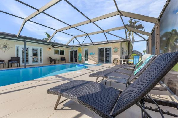 Pool Time And Fun Times At Mermaid Dream - Sanibel Island, FL