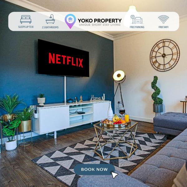 Stylish 4 Bedroom House • Free Parking • Fast Wifi • Smart Tv • Garden • Yoko Property - 牛津