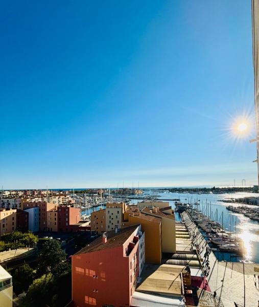 Centre Port,vue Panoramique,clim,balcon,wifi - Agde