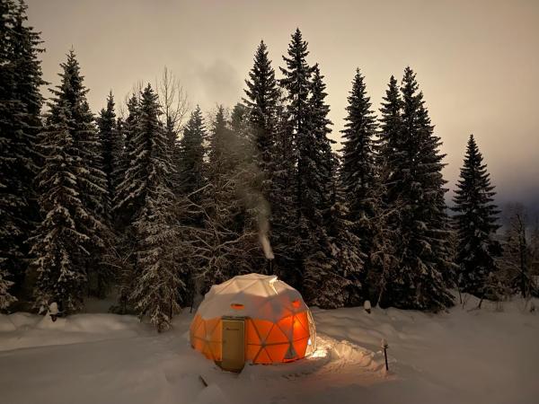 Dome Glamping With Shared Bathroom - Norvège