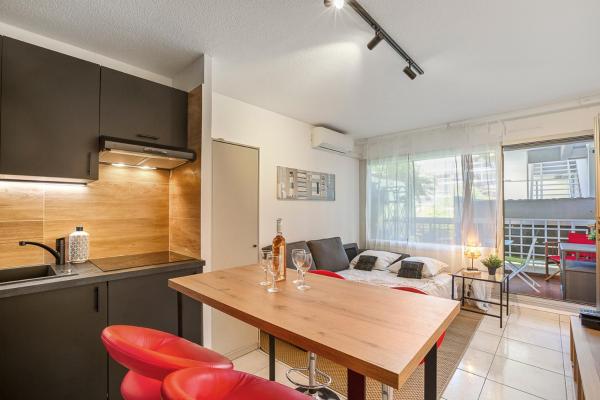 Studio Cozy Juan Les Pins Calme Et Proximite - Antibes