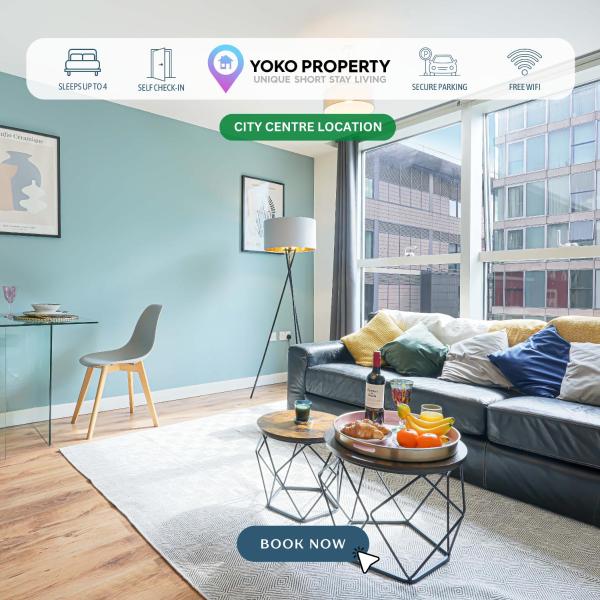 City Centre Apartment With Free Parking, Super-fast Wifi And Smart Tv With Netflix By Yoko Property - Milton Keynes