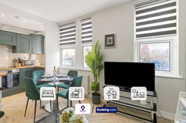 Last-minute Specials ! Last Chance L Lavender Hill L Exclusive Deal On 2 Bedroom, High Spec Luxury Flat By Finesse Stays Short Lets & Serviced Accommodation London With Free Wifi - Earls Court