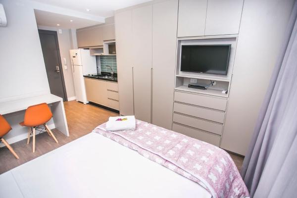 Studio Confortável Com Sacada - All1016 - Araucária