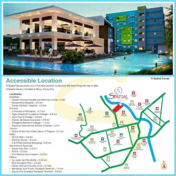 2bdr Condo Rental Furnished, W Parking Wifi Free Use Pool - Davao City
