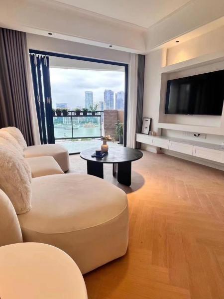 Eastern Hub - Lujiazui Branch 2bedroom Apt With Panoramic River View In Luxurious Commercial Area - Shanghai