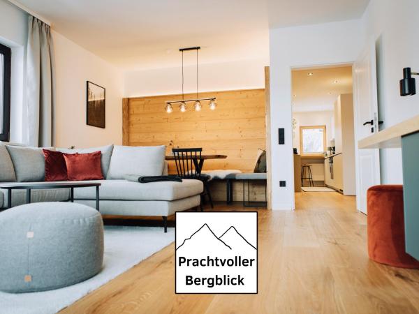 Die Karwendelsuite - 5 Sterne Fewo Mit Bestem Bergblick, Zentrumsnah & Ruhig Gelegen, Familienfreundlich - Mittenwald