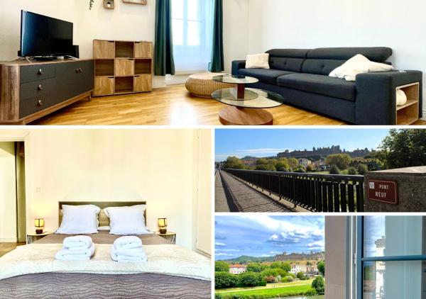 Chez Pierrot - Pont-neuf - Vue Cité Médiévale - Carcassonne