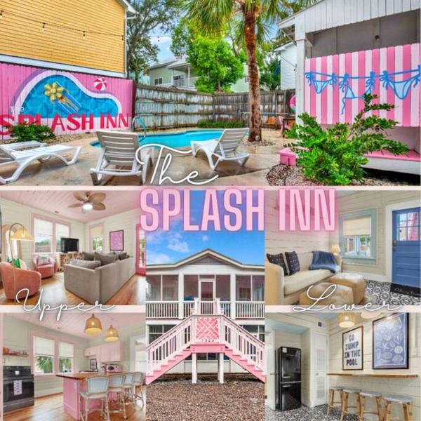 The Splash Inn Estate 4 Bdr Home W Heated Pool - Tybee Island, GA