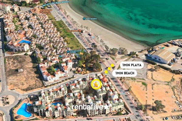 Rentafive Varadero Con Piscina, Playa Y Terraza - Santa Pola