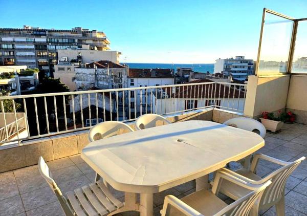 3p Vue Mer Centre Ville - Antibes