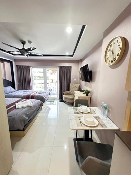 New Nordic Marcus Vip-5 - Spacious Studio Near The Sea In The Best Area Of Phra Tam Nak Hill - Jomtien