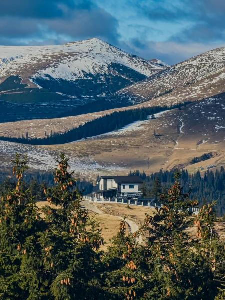 Alpine Blu - Horezu - Varful Lui Roman - Sauna, Hot Tub & Gym - Vaideeni