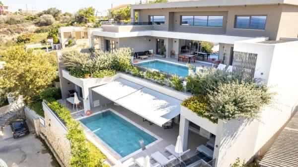 Seafront Villas I "Free" Heated Pools & 100m To Sea - Creta