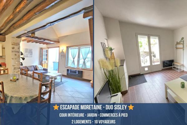 Duo Sisley-2 Logements-jardin Et Cour Intérieure - France