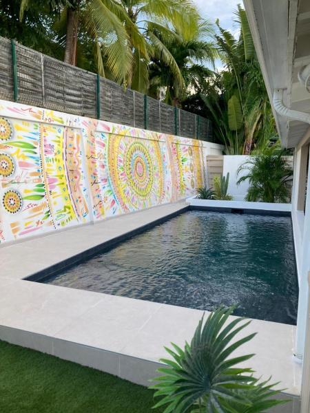 Wahoo Lodge, Piscine Privée, Orient Bay - Caribe