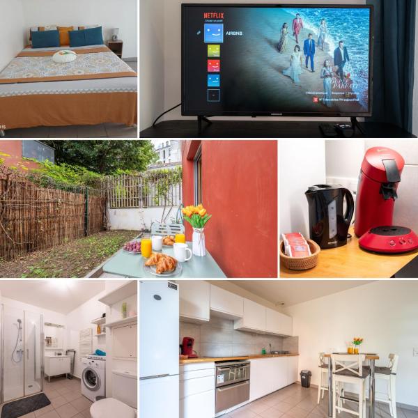 Superbe Appartement 1min Métro7 Rez-de-chaussée - Saint-Denis, France