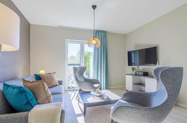 Achterndieck - Modernes 5-sterne Erdgeschoss-apartment Mit Balkon - Dierhagen