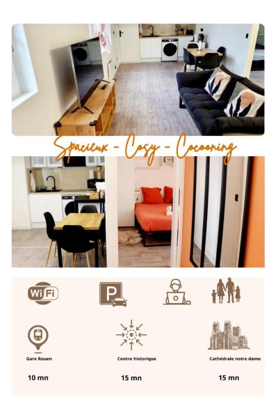 Liz Suite - T2 - Wifi - Queen Size - Bois-Guillaume