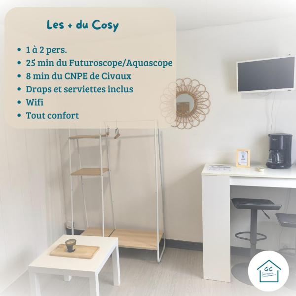 Le Cosy T1 - 18 M2 - Lussac-les-Châteaux