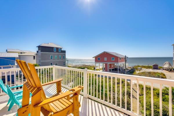 Walk To Beach! Ocean-view Cape San Blas Townhome - Cape San Blas, FL