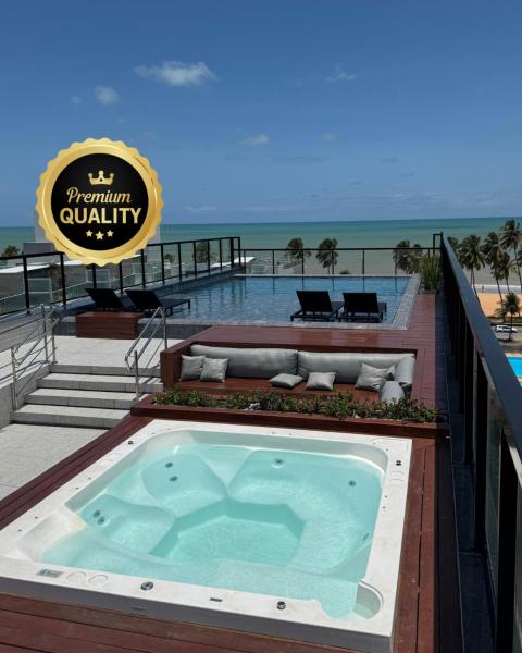 Flat Piscina Borda Infinita E Jacuzzi - 209 - Santa Rita