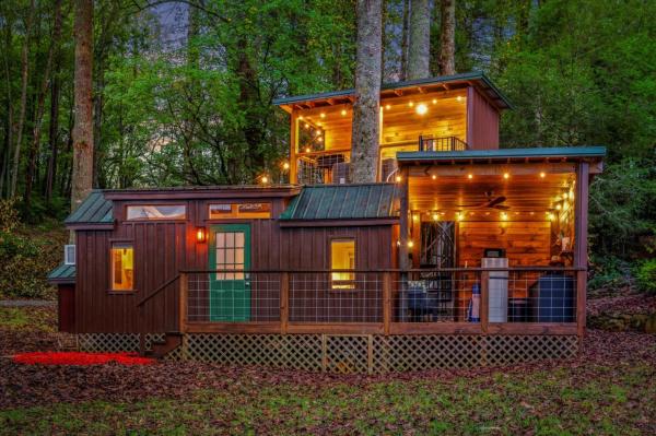 The Tree Spa, Tiny Cabin W Hot Tub In The Trees - North Carolina