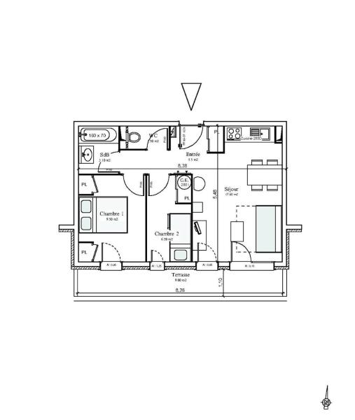 Résidence Le Criterium - Résidence Le Critérium 3 Chalet A Appartement 2 Mae-4361 - Lanslevillard