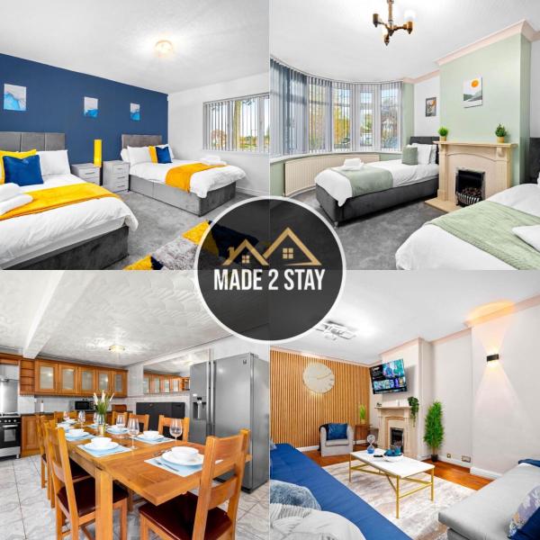 Modern 18 Guest Large Home In Solihull - Near Nec, Jlr, Hs2 And Bhx - Birmingham