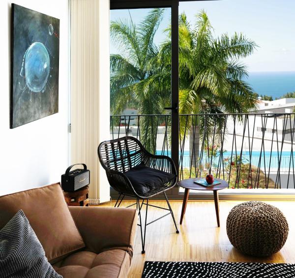 Feel Good Ferienapartment Mit Meerblick Und Pool - Santa Úrsula