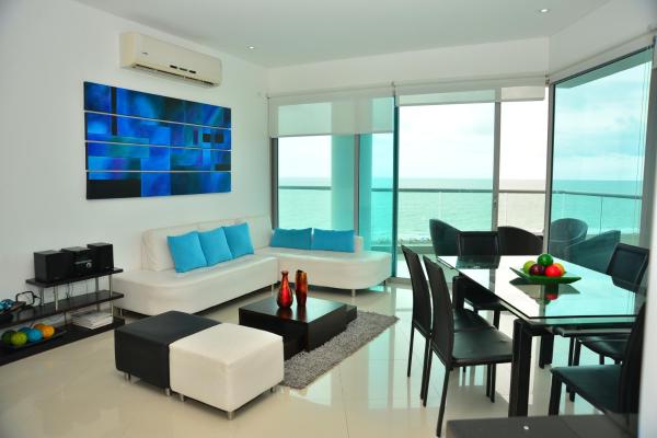 Moderno 3 Alcobas Frente A Playa - Cartagena