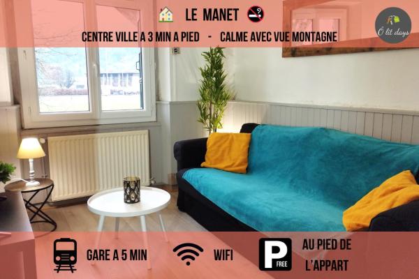 Le Manet - Appartement Proche Centre Ville - Parking Gratuit - Haute-Savoie
