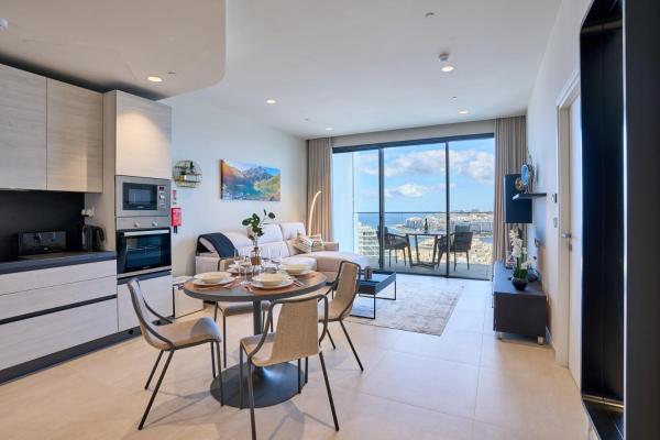 Skyline Seaview One-bedroom Haven - La Valette