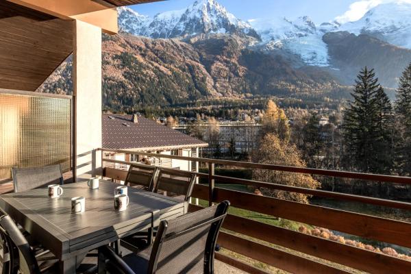 Cristal Des Glaces - Balcon Avec Vue Imprenable - Les Houches