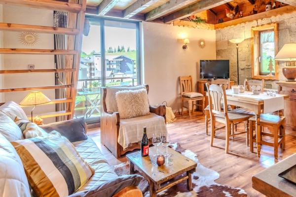 Slow Chalet Etale Ski In-out Duplex Mountain View Balcony & Free Parking - Manigod