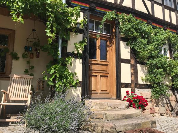 Historisches Fachwerk-ferienhaus Mit Weinkeller Und Garten, Gute Lage - Friedrichroda