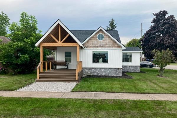 Walk To Downtown And Beach! Water-view Home - East Tawas, MI