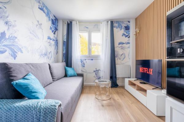 East-blue Duplex Athypique 4 Pers - Disneyland Paris 15min - Parking Privatif - Val-de-Marne