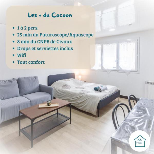 Le Cocon - T1 - 26 M2 - Lussac-les-Châteaux