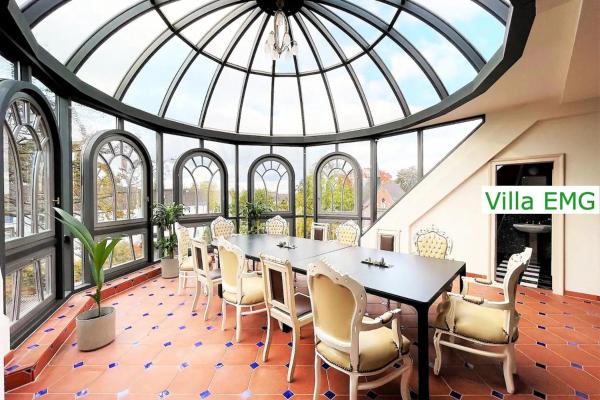 Luxus Rollstuhlgerechtes Ferienhaus Villa Emg Hannover, Messe, Mit Sauna, Garten, Für Familien Gruppen Bis 25 Personen - Lehrte