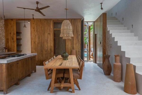 Woody, Boho Home 3br, Gated Community, Rooftop - Tulum