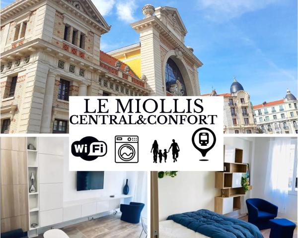Le Miollis - Central Et Confort - Wifi- Prés Tansports En Commun Et Commerces - Nice