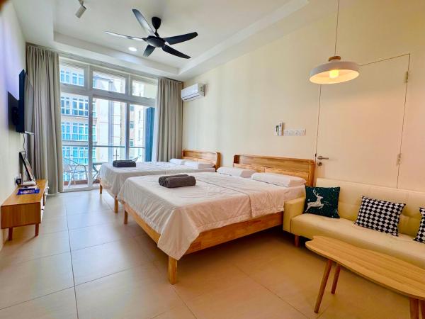 Riverine Diamond Rda12 Studio Ck - Free 1 Parking, Netflix & Cozy Retreat Couples, Families - Kuching